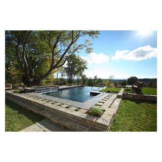 Vinyl Lined Negative Edge - Contemporary - Pool - Boston - by Concord ...