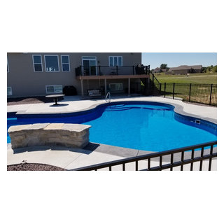 Vinyl Liner Lagoon Wentzville, MO - Traditional - Pool - St Louis - by ...