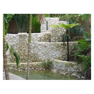 Water feature by Matthew Giampietro - Tropical - Landscape - Miami - by ...