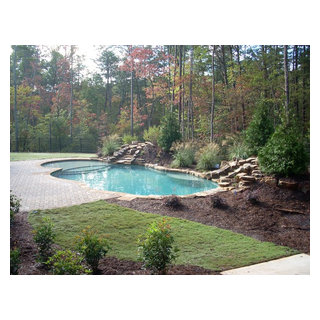 Waterfalls - Traditional - Pool - Atlanta - by Advanced Pools & Spas ...