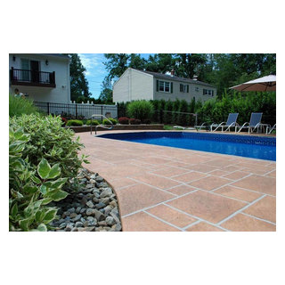 Wayne Pool Remodel - Traditional - Pool - New York - by Unique Concrete ...