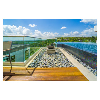 West Lake Hills Infinity Edge Pool & Decks (Ipe, Cable Railing ...
