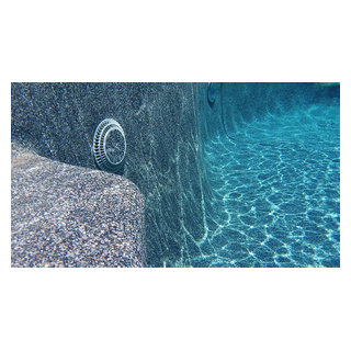 Wet Edge Prism Matrix Deep Blue Sea installed by ASI Pool Plastering in ...