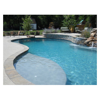 Wet Edge Satin Matrix Smokey Grey - Traditional - Pool - Atlanta - by ...