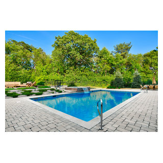 Willowbrook, IL Swimming Pool and Hot Tub - Traditional - Pool ...