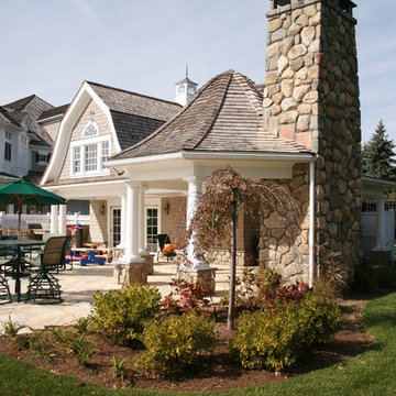 Two Story Pool House - Photos & Ideas | Houzz