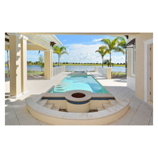 Windward Model - Tropical - Pool - Tampa - by Nutter Custom ...