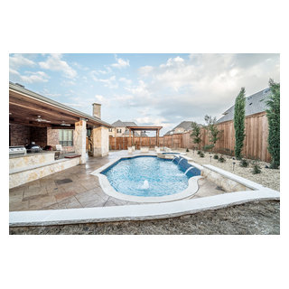 Woodbridge Residential Pool & Outdoor Living - Mediterranean - Pool ...