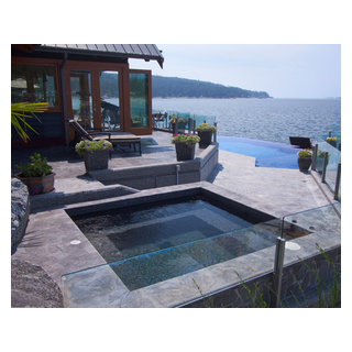 Wrap Around Deck - Contemporary - Pool - Vancouver - by Alka Pool ...