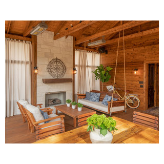 A Perfectly Stained Porch - Traditional - Porch - Nashville - by The ...