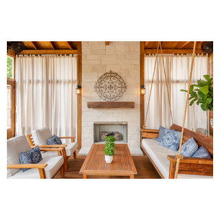 A Perfectly Stained Porch - Traditional - Porch - Nashville - by The ...