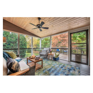 A Suburban Ranch goes Modern Farmhouse - Farmhouse - Porch - Other - by ...