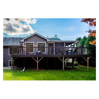 A Suburban Ranch goes Modern Farmhouse - Farmhouse - Porch - Other - by ...