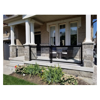 Aluminum Glass Railing - Modern - Veranda - Toronto - by Centurion ...