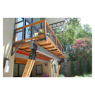 Balcony Supports - Modern - Porch - Dallas - by Metal Expressions | Houzz