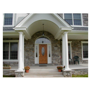 Barrel vault front entry - Traditional - Verandah - Philadelphia - by ...