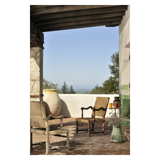 Buffalo Valley Mission Ranch - Southwestern - Porch - San Francisco ...