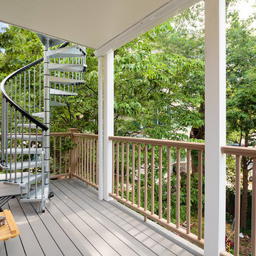 Triple Decker Porch - Photos & Ideas | Houzz
