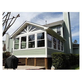 cary screen porch conversion - Traditional - Veranda - Raleigh - by ...
