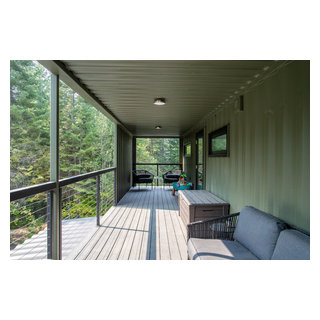 Cascade Container Home - Modern - Porch - Seattle - by One-Way ...