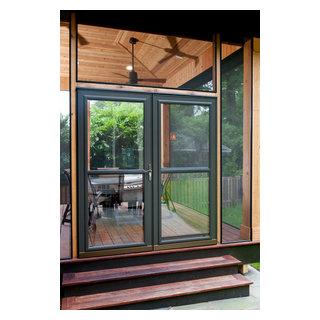 Contemporary Cedar Screen Room - Contemporary - Porch - DC Metro - by ...