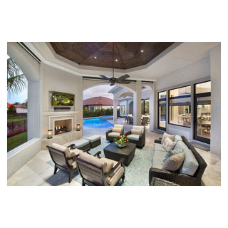 Covered Lanai - Traditional - Patio - Tampa - by JMDG Architecture ...