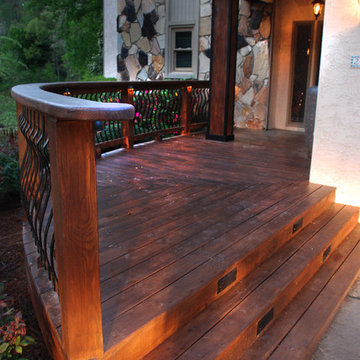 Front Porch Curved Railing - Photos & Ideas | Houzz