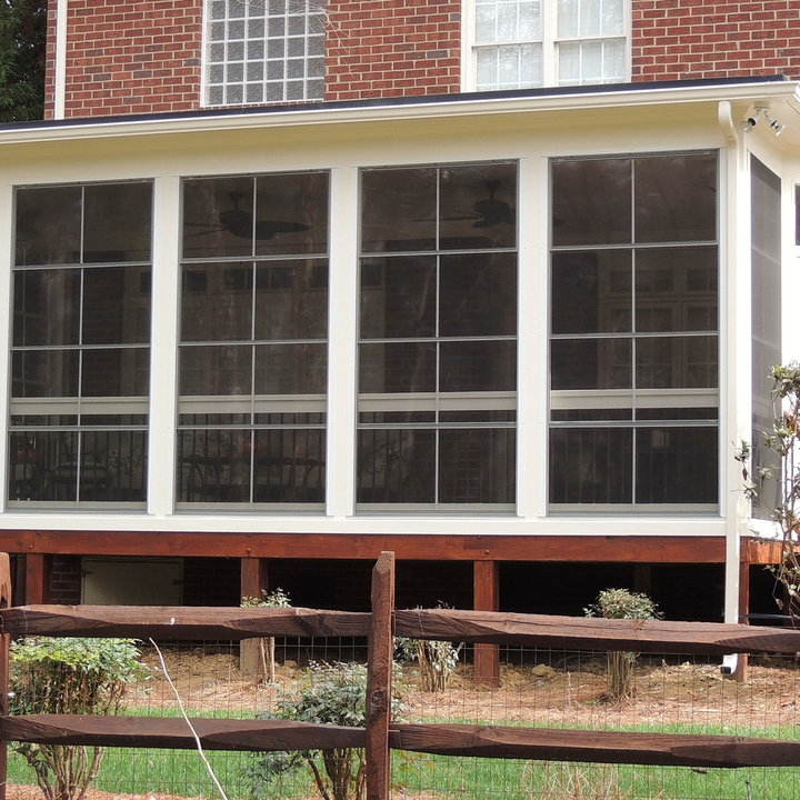 Flat Roof Porch - Photos & Ideas | Houzz