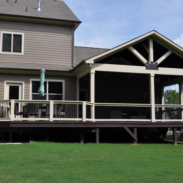 Open Gable Porch - Photos & Ideas | Houzz