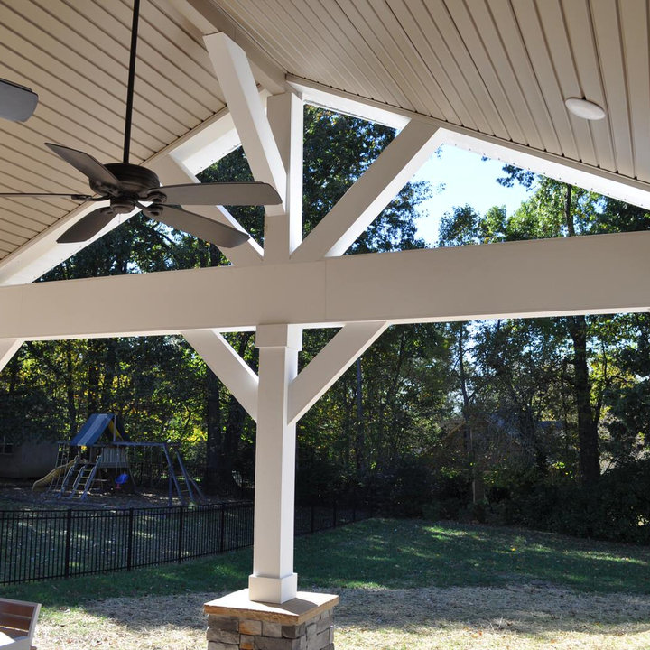 Open Gable Porch - Photos & Ideas | Houzz
