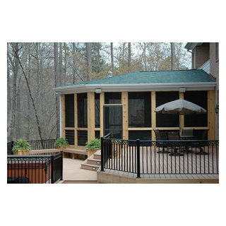 Custom Residence Design - Screened Porch Addition - Porch - Raleigh ...