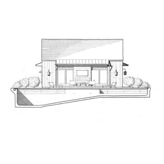 Design drawing, section - Farmhouse - Porch - New York - by Haver ...