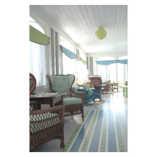 Dover Bluff - Beach Style - Porch - Portland Maine - by Cottage Home ...