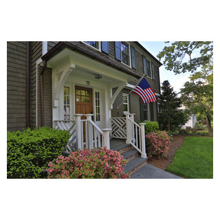 Entry Walkway and Portico - Traditional - Veranda - New York - by ...