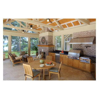 Exterior kitchen - Traditional - Veranda - Atlanta - by Frederick ...
