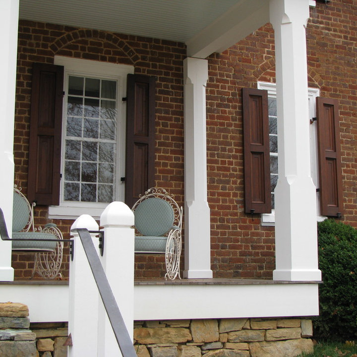 Federal Style Porch - Photos & Ideas | Houzz