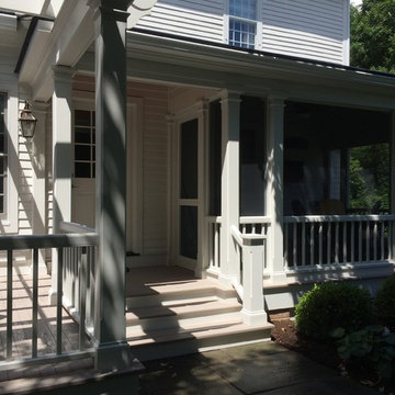 Federal Style Porch - Photos & Ideas | Houzz