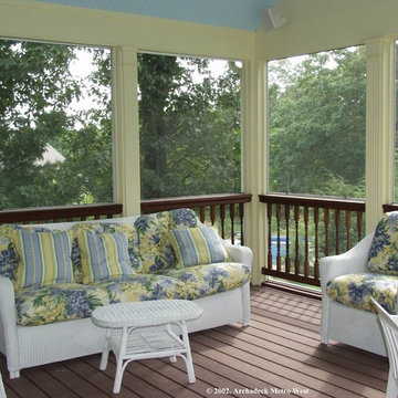 Federal Style Porch - Photos & Ideas | Houzz