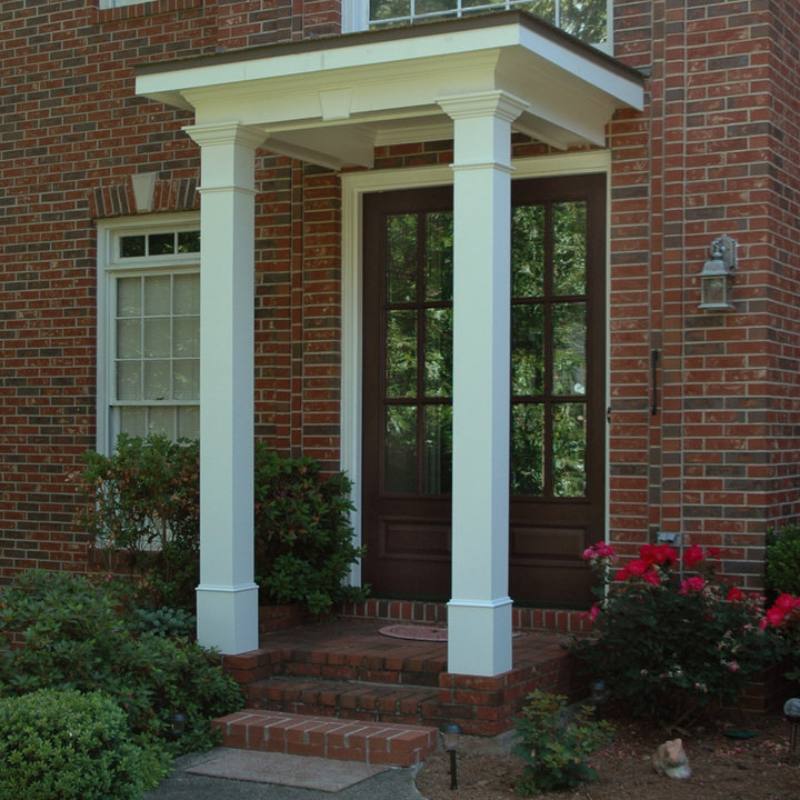 Flat Roof Front Porch - Photos & Ideas | Houzz