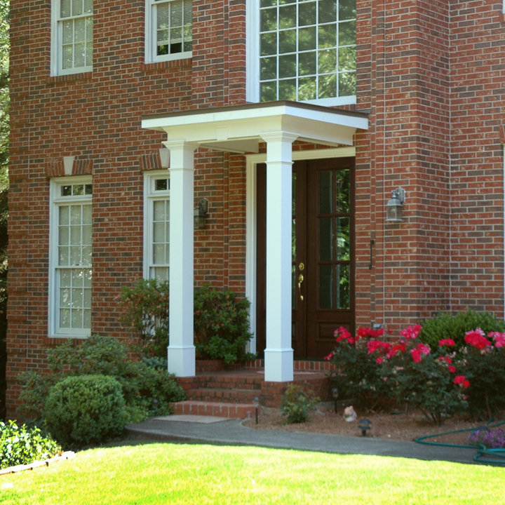 Flat Roof Front Porch - Photos & Ideas | Houzz
