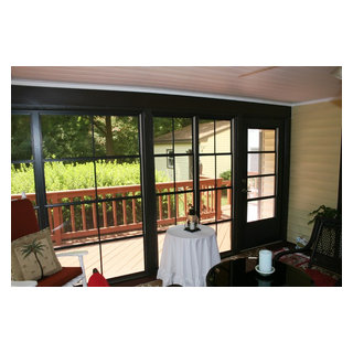 Four-Track Window System Spruces Up Screened Porch - Traditional ...