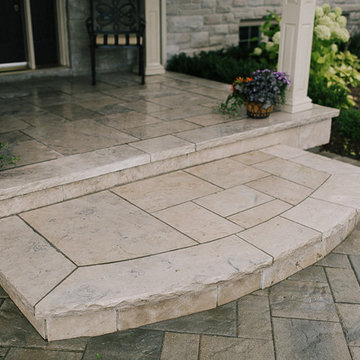 Front Entryway With Stone Steps - Photos & Ideas | Houzz