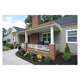 Front Porch Extension in North Main - Transitional - Porch - Other - by ...