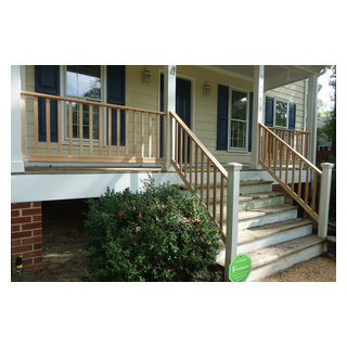 Front Porch Railing Replacement - Porch - Richmond - by ...