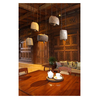 Gebyok Porch - Tropical - Porch - Other - by Iwan Sastrawiguna Interior ...