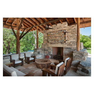 Grand Lodge - Rustic - Porch - Austin - by Don B McDonald Architect AIA ...