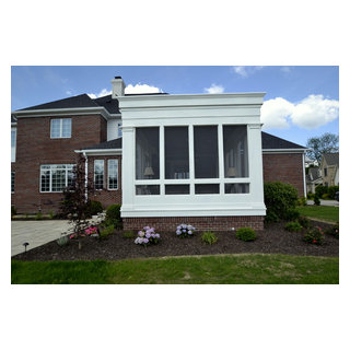 Greek Revival Screen Porch - Porche - Indianapolis - par Finishing ...
