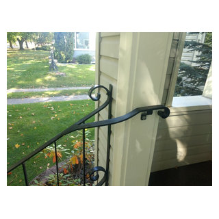 Hand-Rail Extension to Existing Rail - Traditional - Porch - Other - by ...
