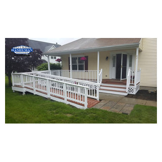 Handicapt ramp, paint and stain - Contemporary - Porch - New York - by ...