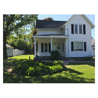Hartland Custom Covered Front Porch (Before & After) - Country ...
